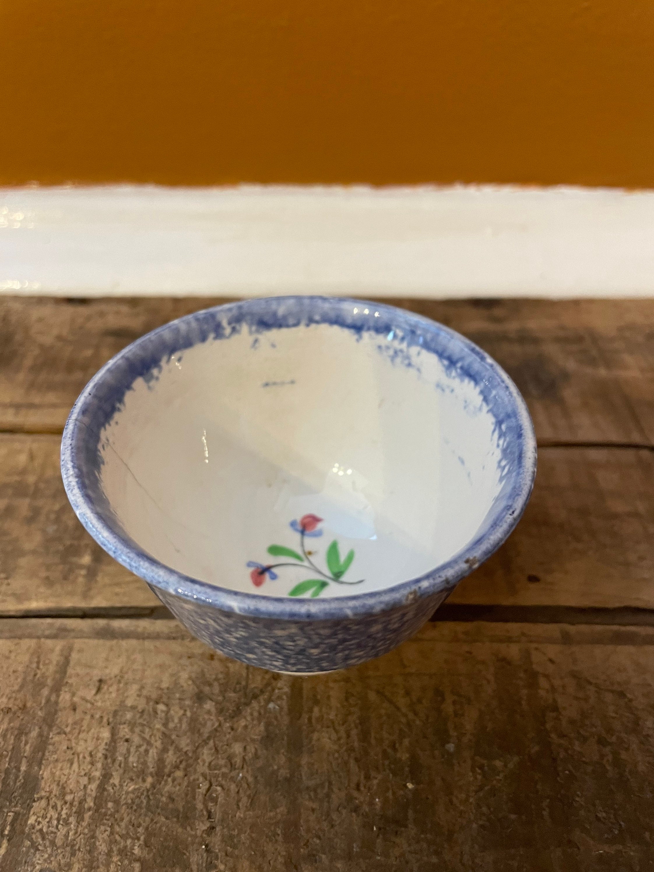 Antique Spatterware Small Bowl From 1800s RARE - Etsy