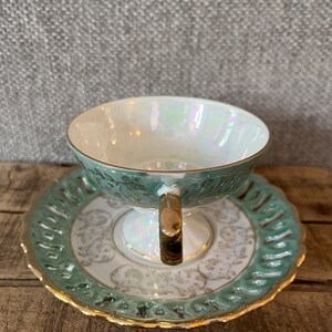 Beautiful Antique Iridescent Lusterware Tea Cup - Etsy