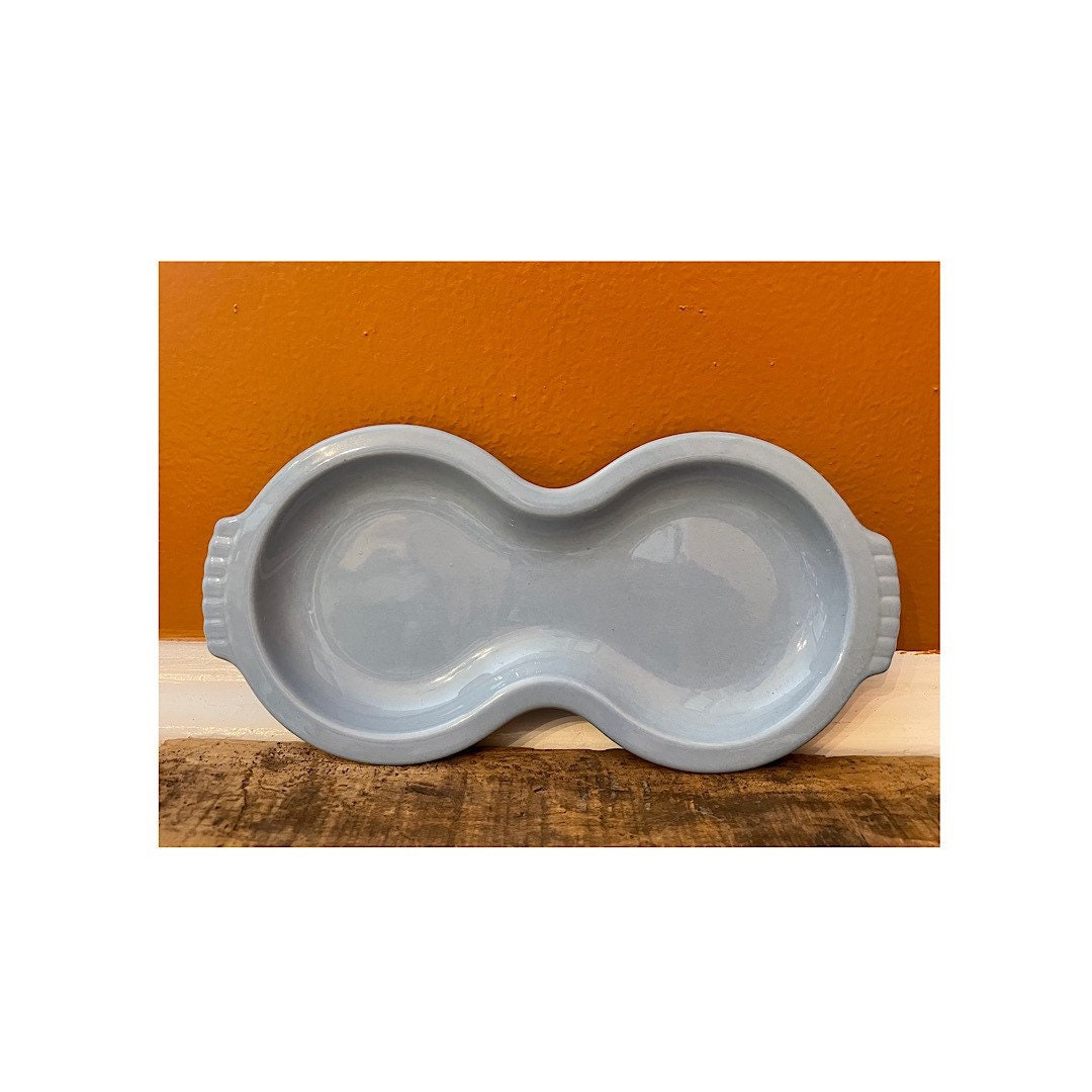 Fiestaware Periwinkle Sugar and Creamer Tray - Etsy