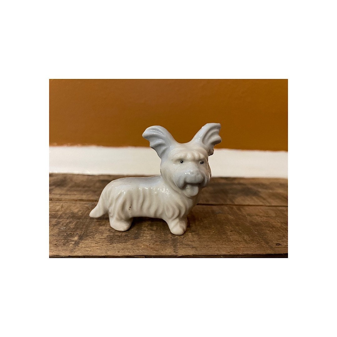 Miniature Schnauzer Figurine Made in Japan - Etsy