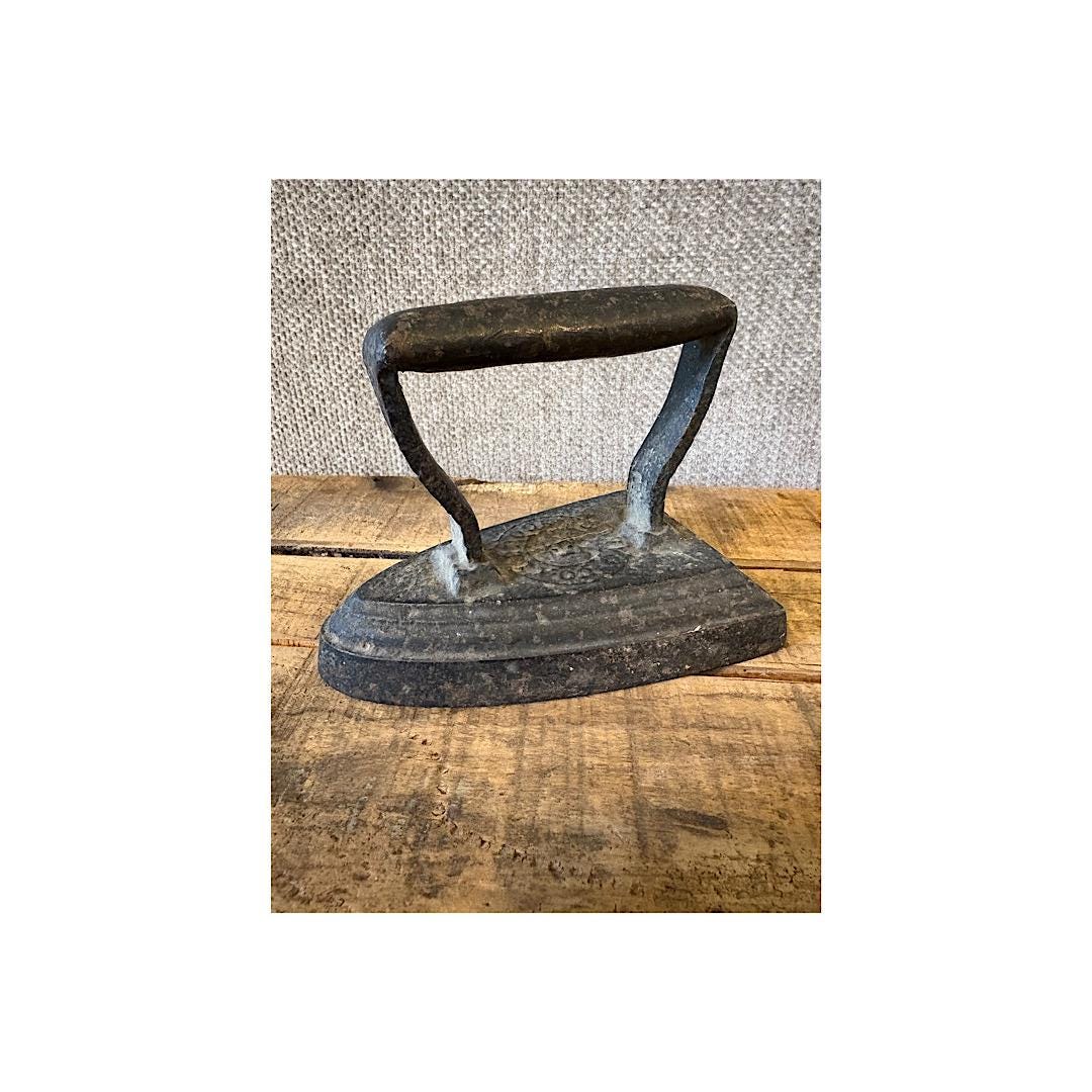 Antique Cast Iron Sad Iron - Etsy