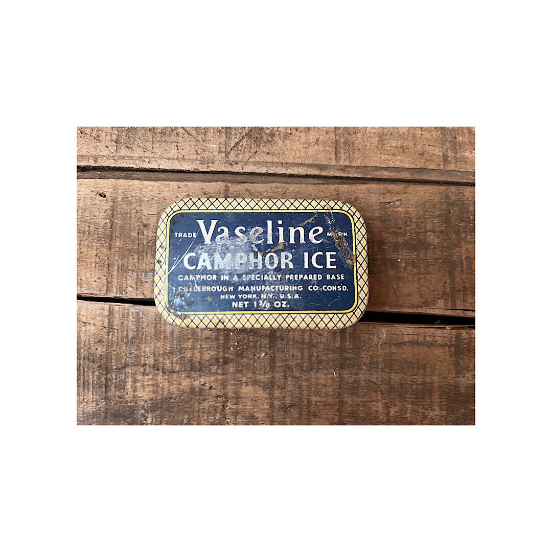 Vintage Vaseline Camphor Ice Tin - Etsy