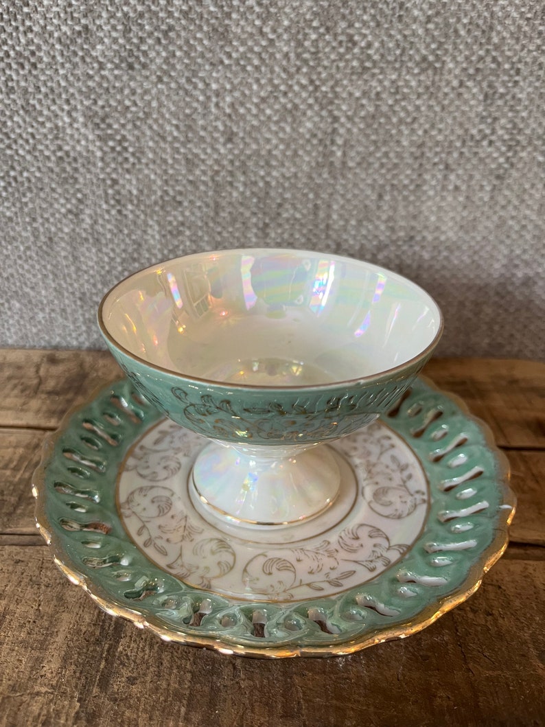 Beautiful Antique Iridescent Lusterware Tea Cup - Etsy