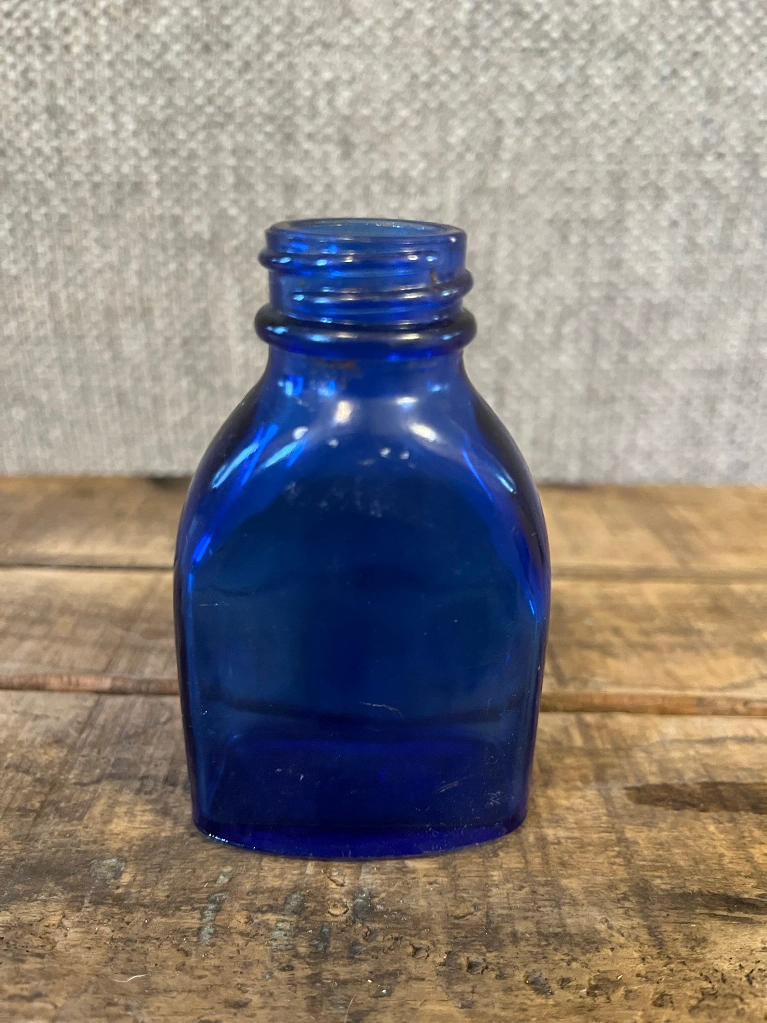 Antique Cobalt Blue Bottles Glass Medicine - Etsy
