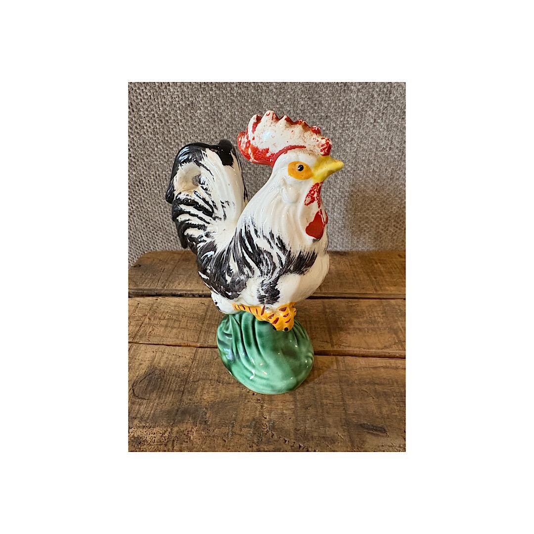 Vintage Rooster Statue Figurine From Japan - Etsy