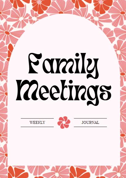 Family Meeting Digital Template - Etsy