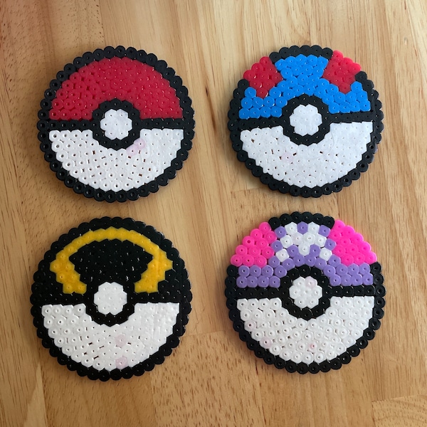 Pokeball Hama Beads - Etsy UK