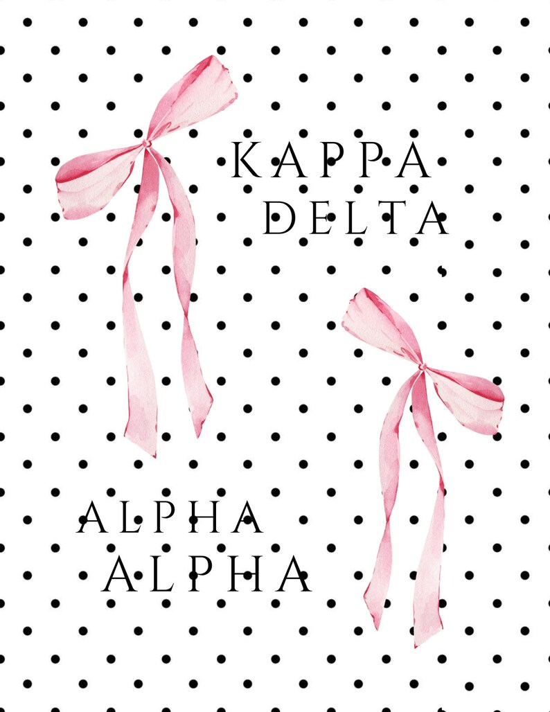 Custom Sorority Poster - Etsy