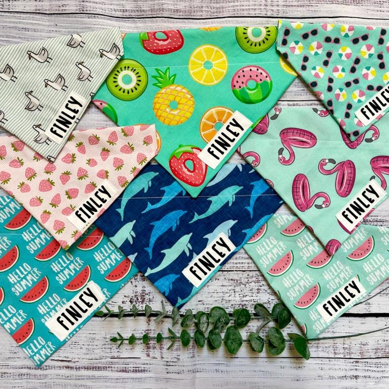 Custom Bandana Slides - Etsy