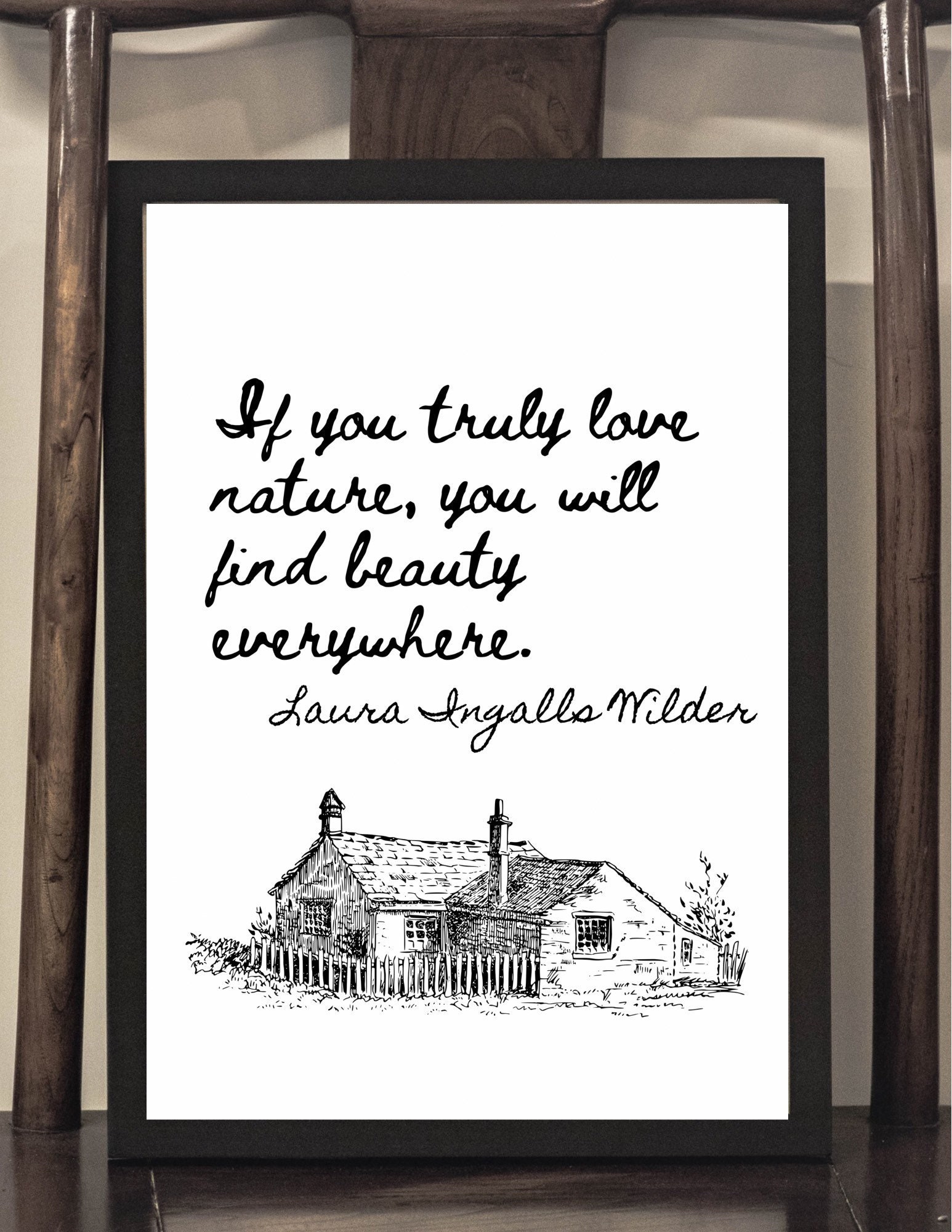 Laura Ingalls Wilder Quote Digital Little House On The Prairie Home
