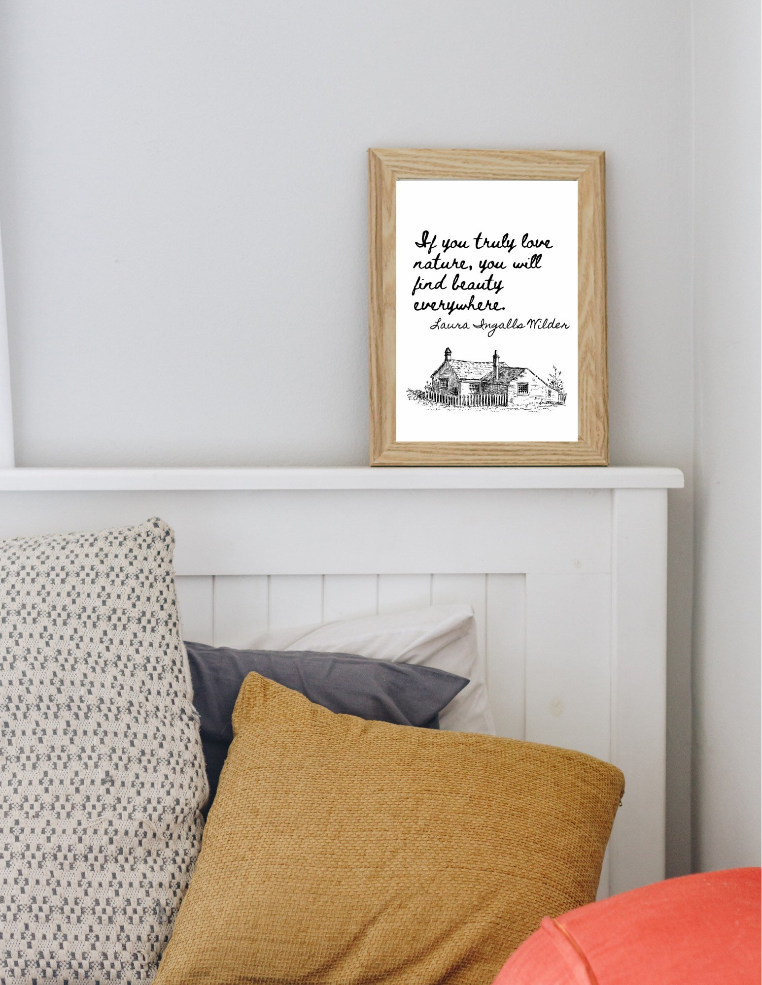 Laura Ingalls Wilder Quote digital, Little House on the Prairie Home ...
