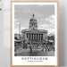 Nottingham Travel Poster Nottingham Black and White Photo Nottingham ...