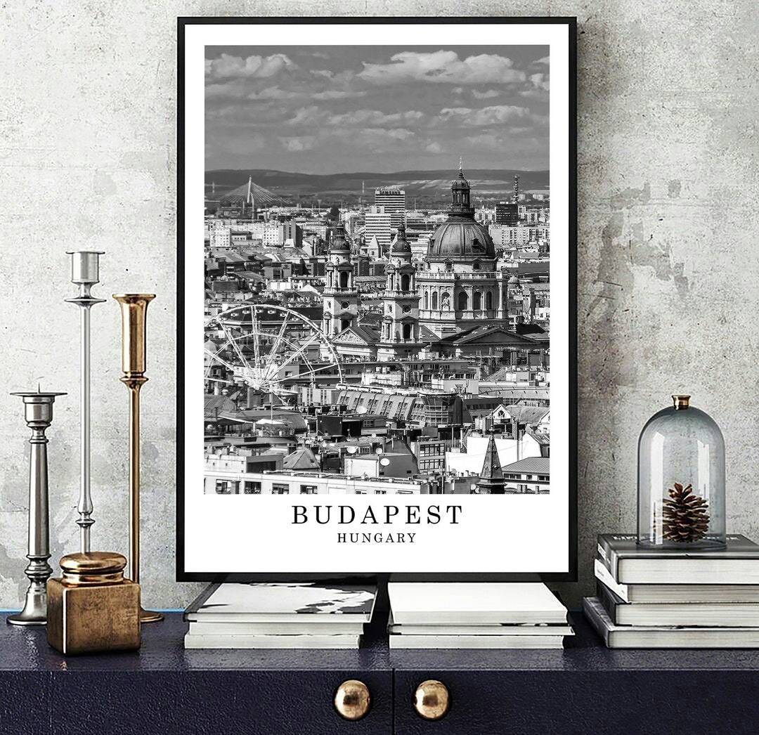 Budapest Travel Print Digital Printable Budapest City Poster Budapest ...
