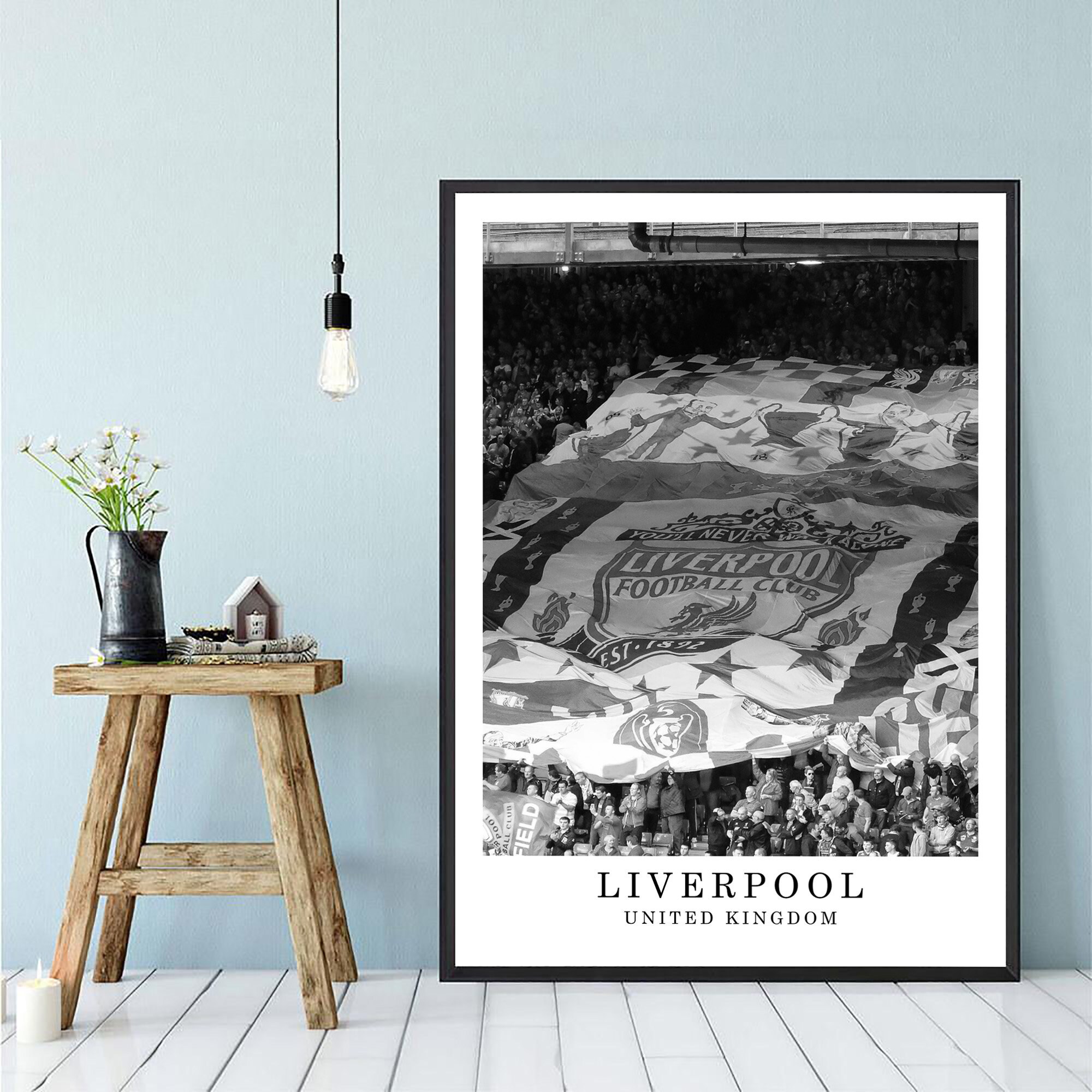 Liverpool Print Black and White Photo Liverpool City Landmark Poster ...