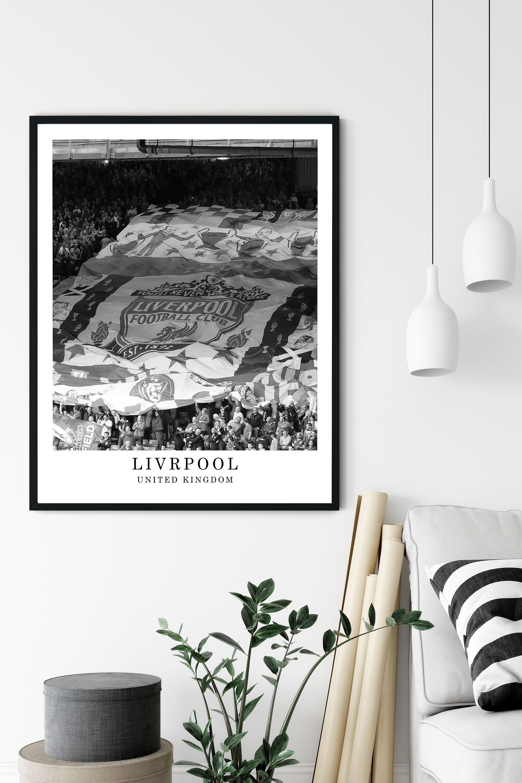 Liverpool Print Black and White Photo Liverpool City Landmark Poster ...