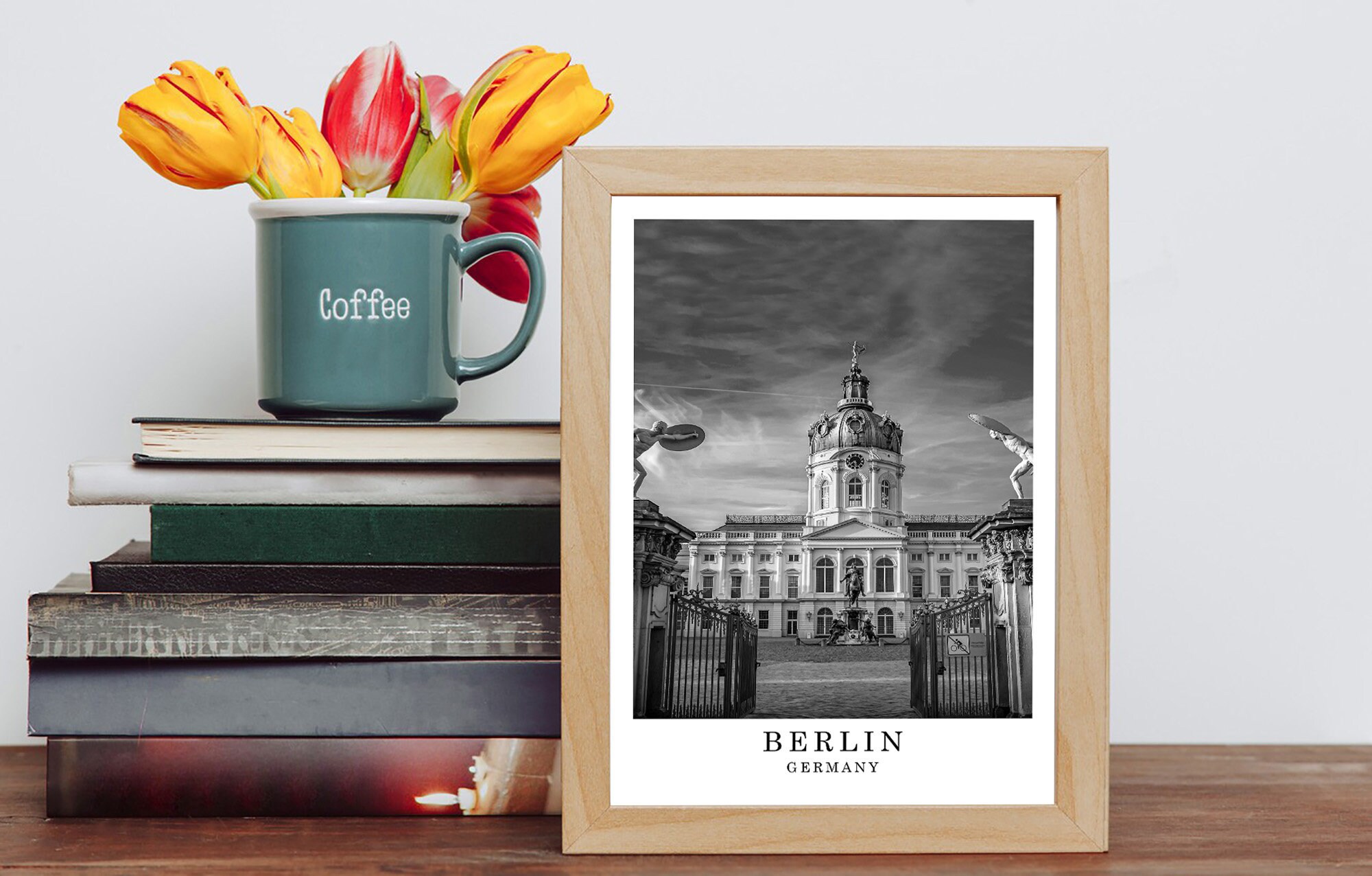 Berlin Travel Poster Black and White Photo Berlin City Landmark Berlin ...