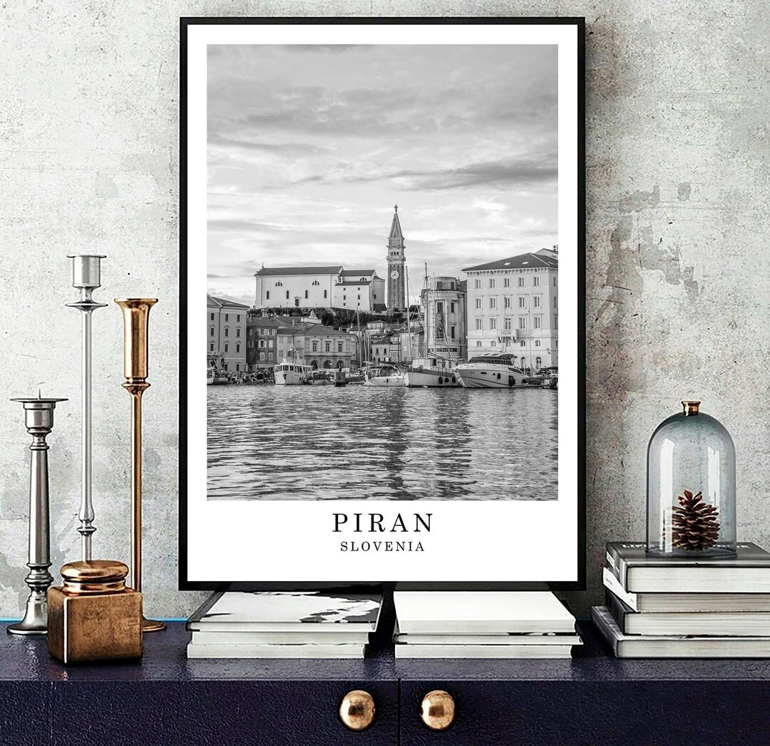 Piran Travel Print Piran City Poster Piran Photo Piran Slovenia Wall ...