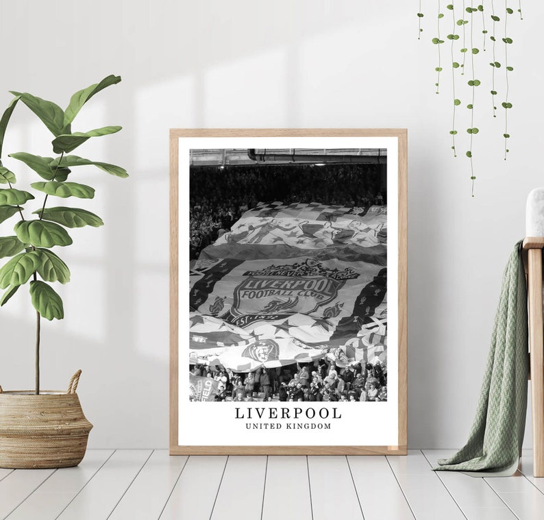 Liverpool Print Black and White Photo Liverpool City Landmark Poster ...