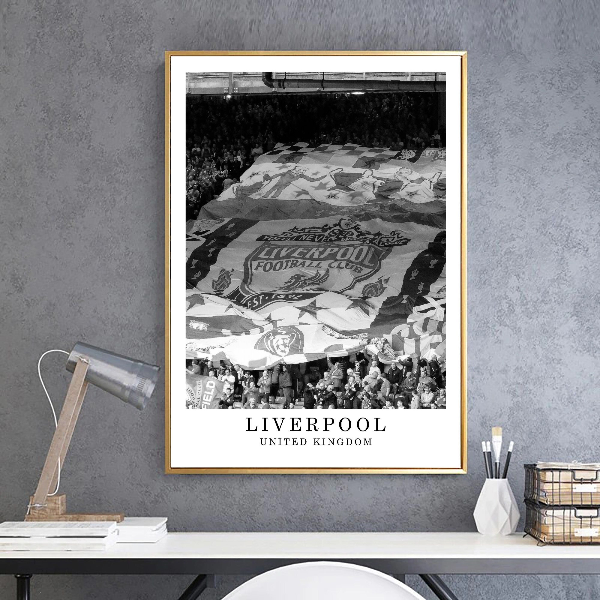 Liverpool Print Black and White Photo Liverpool City Landmark Poster ...