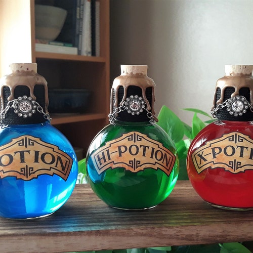 Final Fantasy Inspired ECHO DROPS Potion Bottle With Magical - Etsy