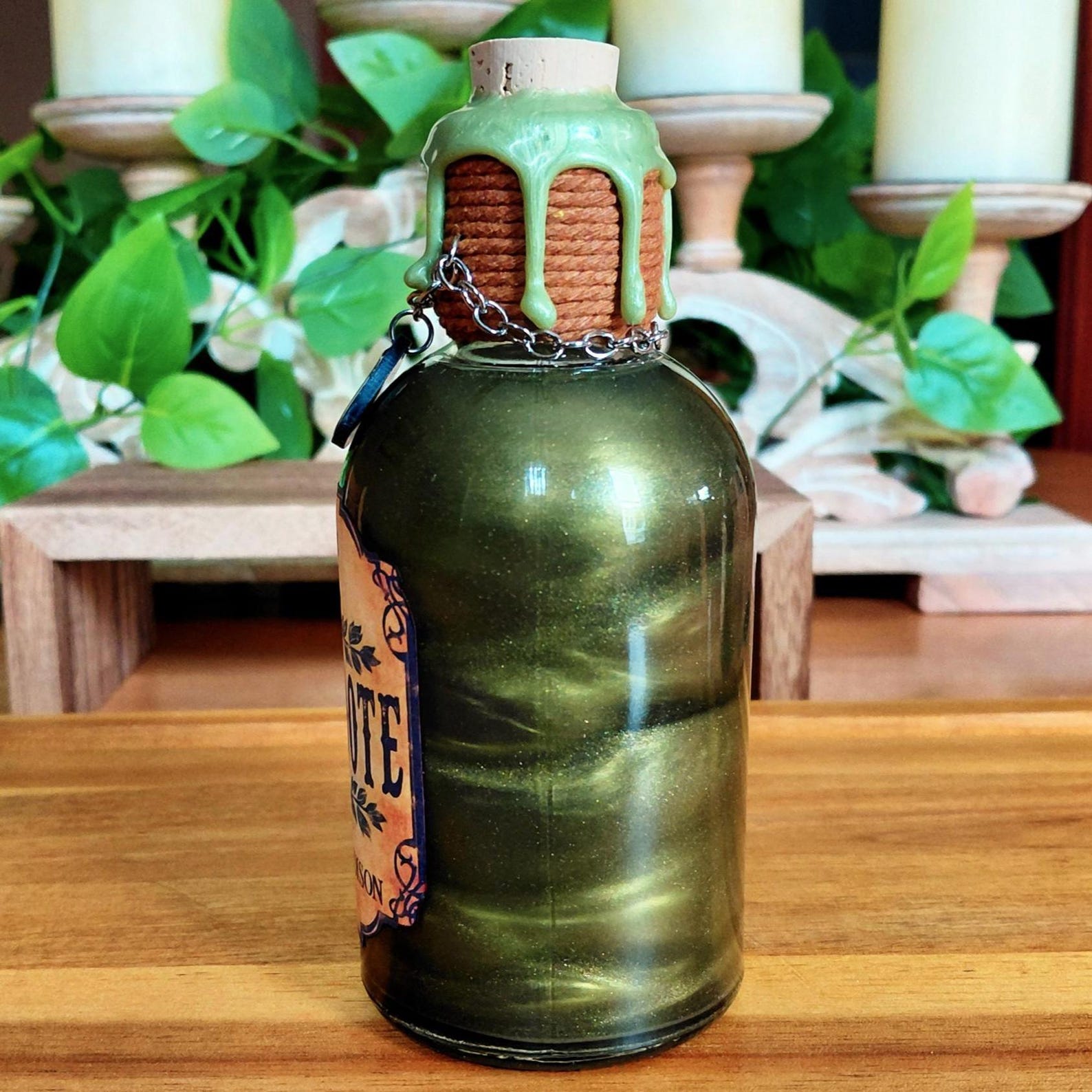 Final Fantasy Inspired ANTIDOTE Potion Bottle With Magical Swirling ...