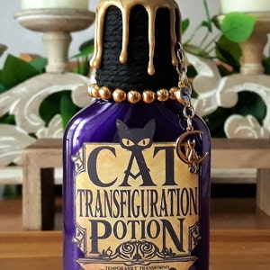 Cat Transfiguration Potion, an Interactive Decorative Magic Potion Bottle / Fantasy Decor ...