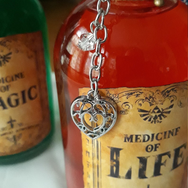 The Legend of Zelda Red Green and Blue Potions Inspired by - Etsy