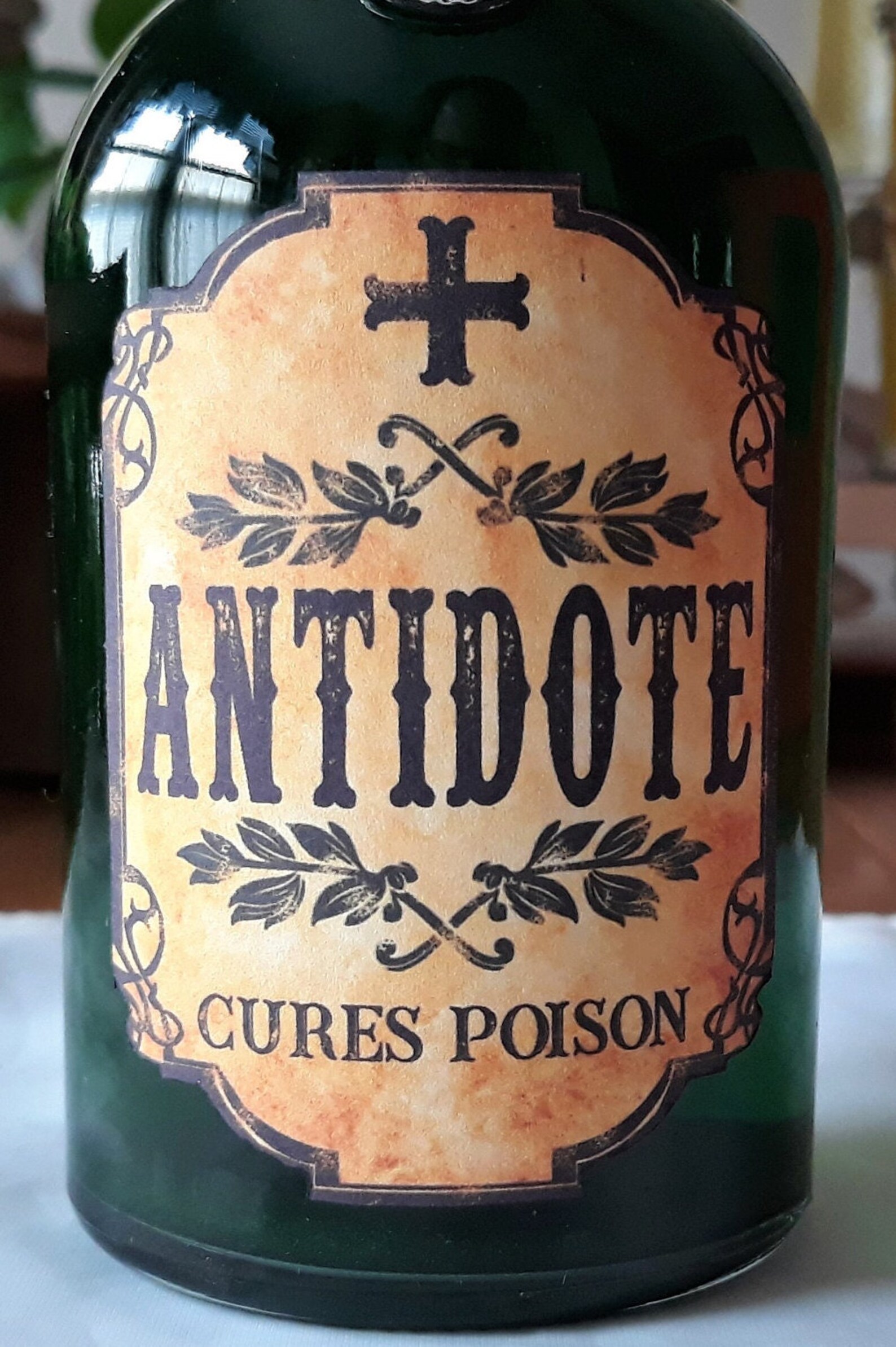 Final Fantasy Inspired ANTIDOTE Potion Bottle With Magical - Etsy