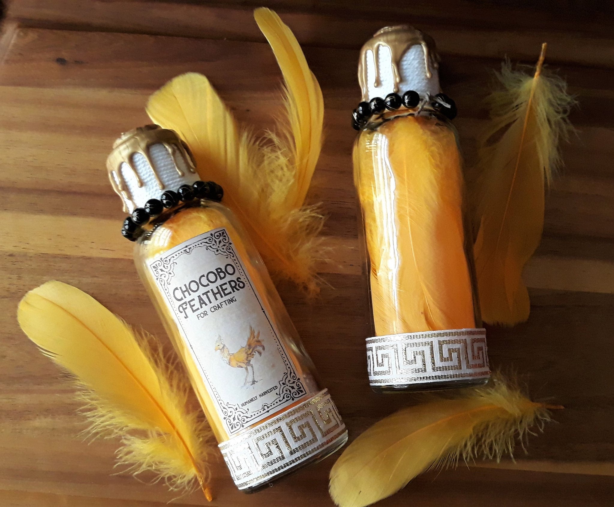 Chocobo Feathers Inspired by Final Fantasy / Crafting | Etsy