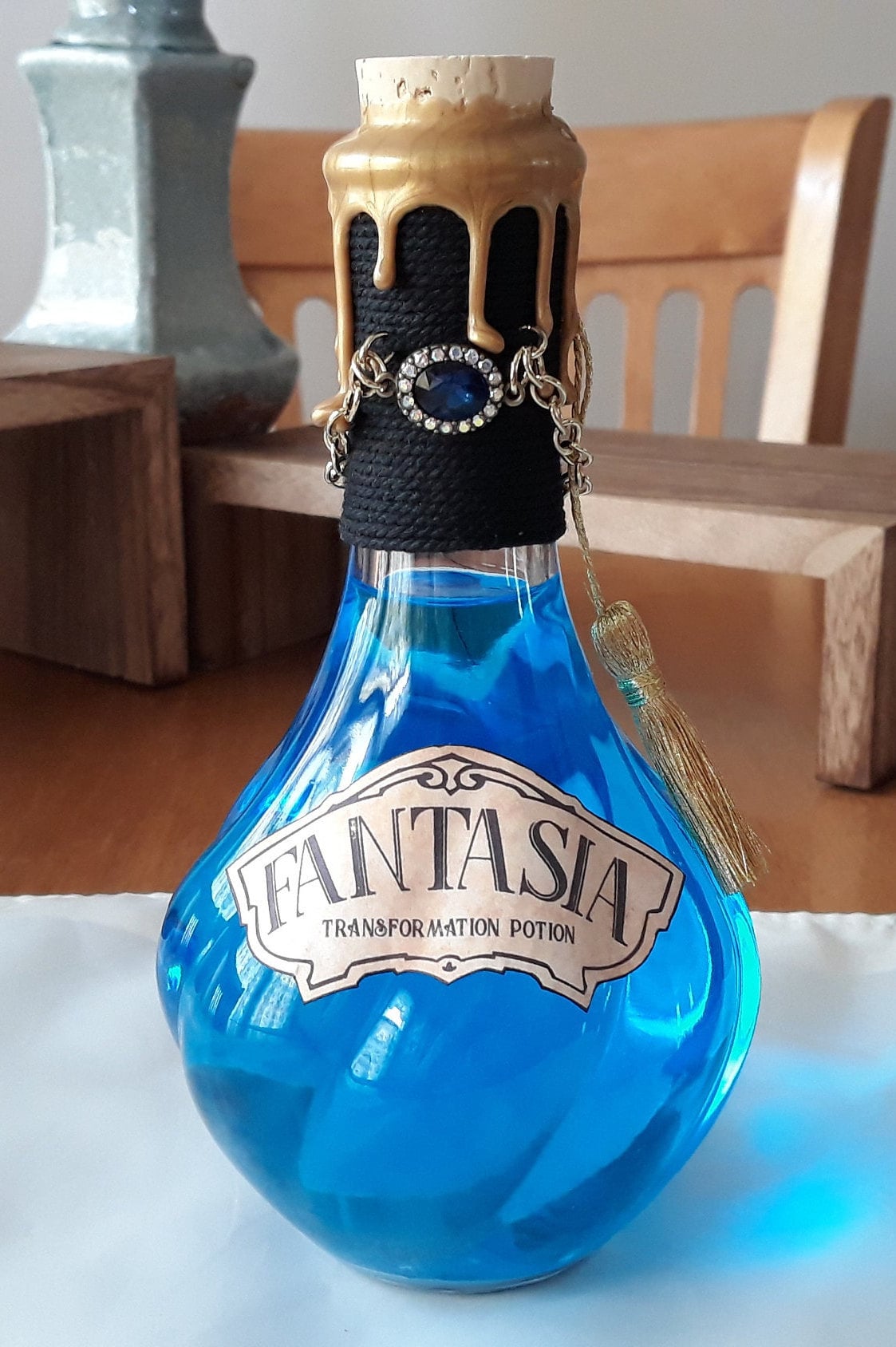 FINAL FANTASY Inspired FANTASIA Potion Bottle With Magical - Etsy UK