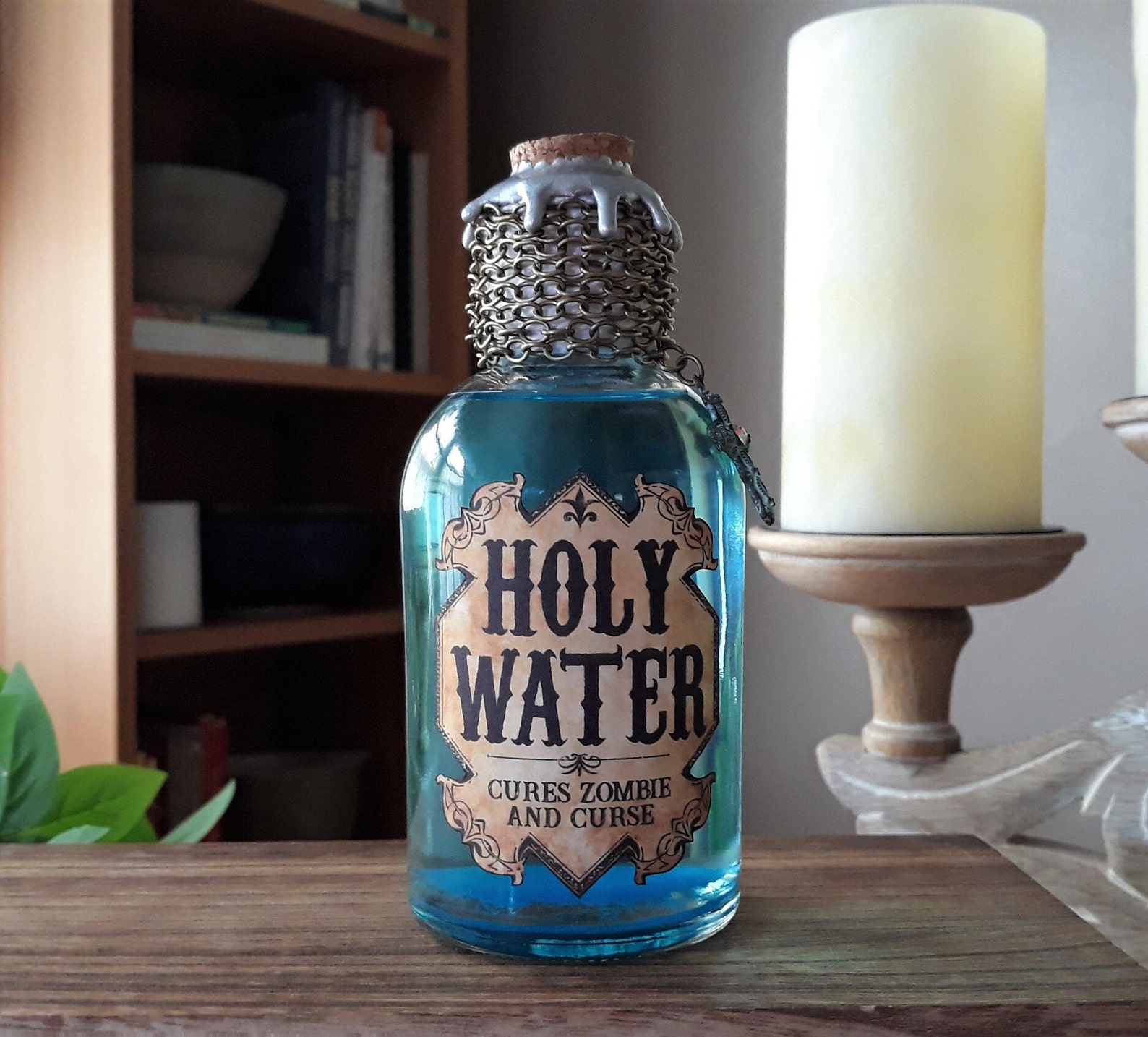 Final Fantasy Inspired HOLY WATER Potion Bottle With Magical | Etsy