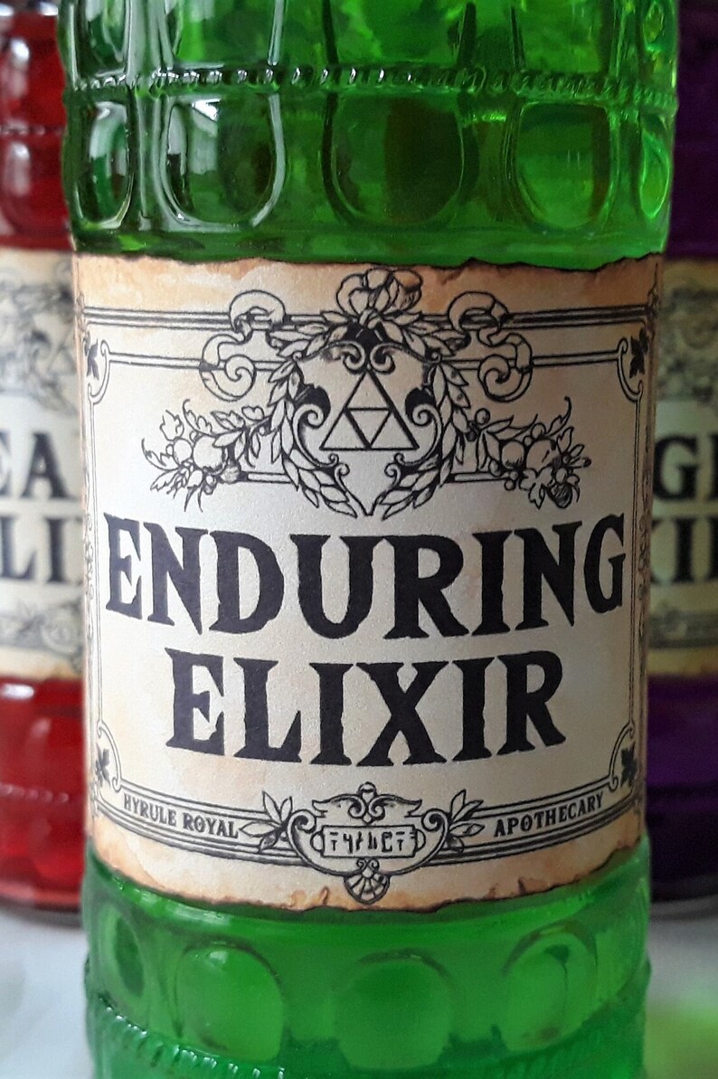 Legend of Zelda Breath of the Wild Inspired Elixir Set 1 - Etsy