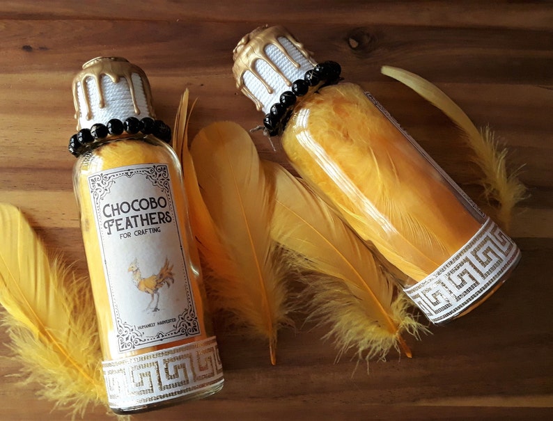 Chocobo Feathers Inspired by Final Fantasy / Crafting | Etsy