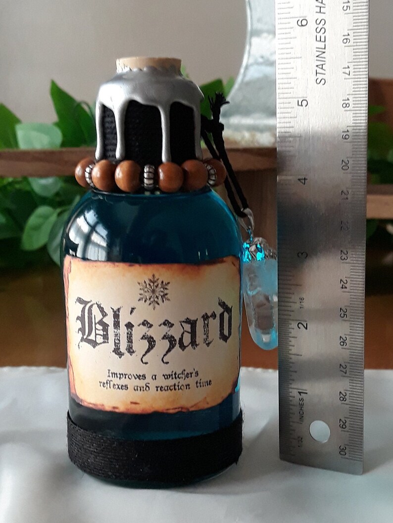 The Witcher BLIZZARD Decorative Interactive Potion Bottle With - Etsy