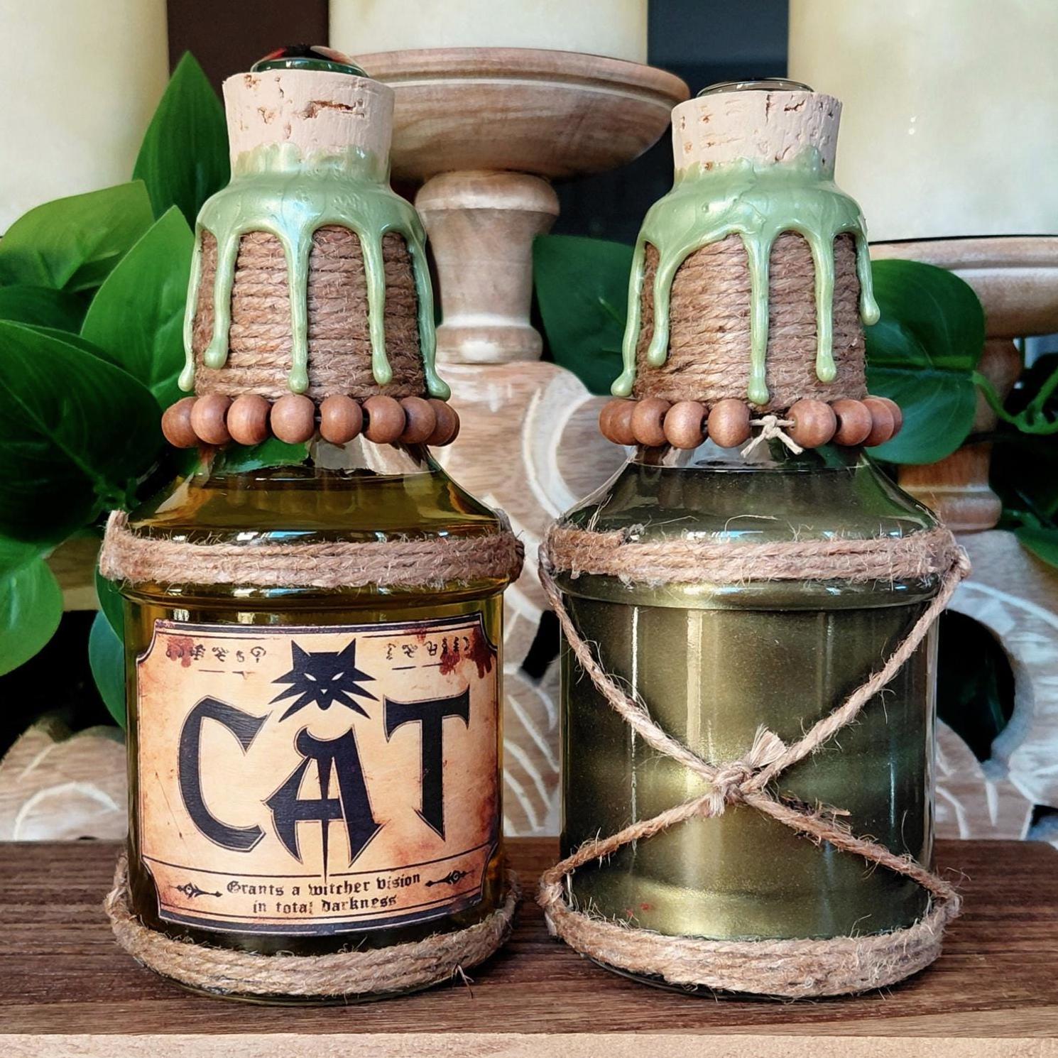 The Witcher CAT Decorative Magic Potion Bottle With Interactive ...