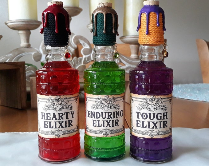 Legend of Zelda - Breath of the Wild Inspired Elixir Set #1 (hearty ...