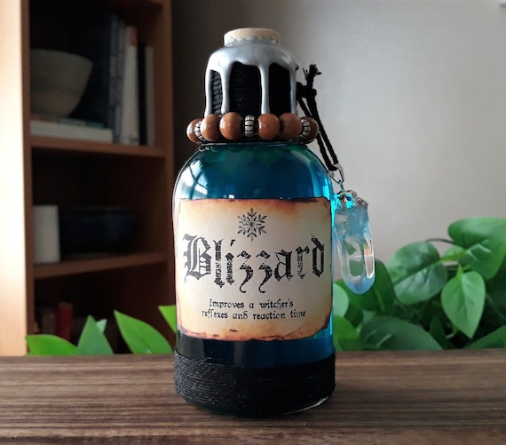 The Witcher BLIZZARD Decorative Interactive Potion Bottle With - Etsy
