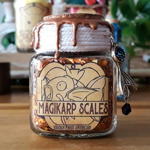 Pokemon Themed Apothecary Set 2 pikachu Fluff Magikarp - Etsy