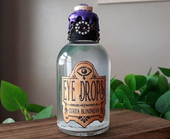 Final Fantasy Inspired EYE DROPS Potion Bottle With Magical - Etsy