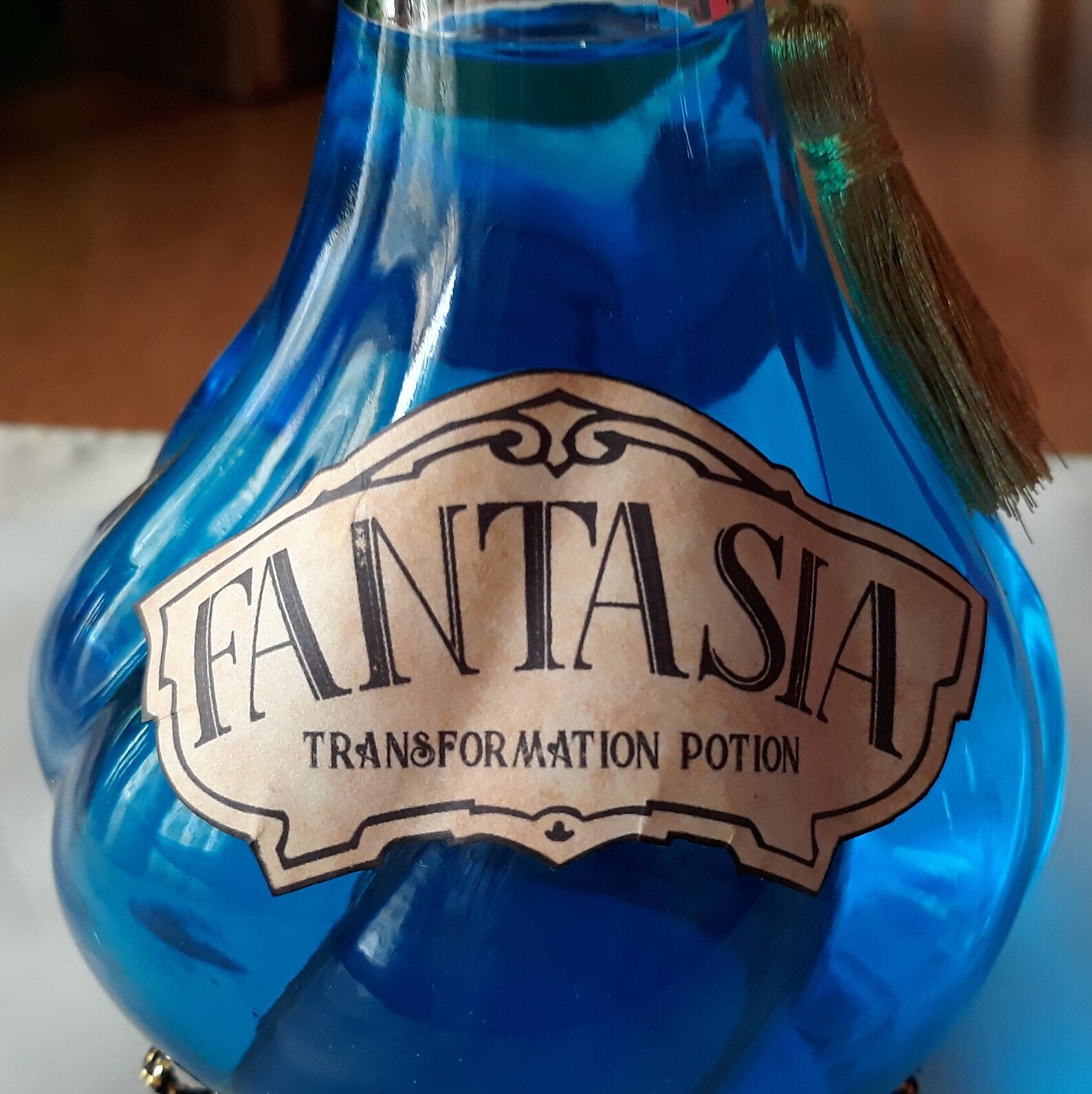FINAL FANTASY Inspired FANTASIA Potion Bottle With Magical Swirling ...