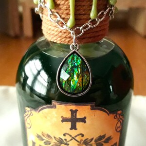 Final Fantasy Inspired ANTIDOTE Potion Bottle With Magical Swirling ...