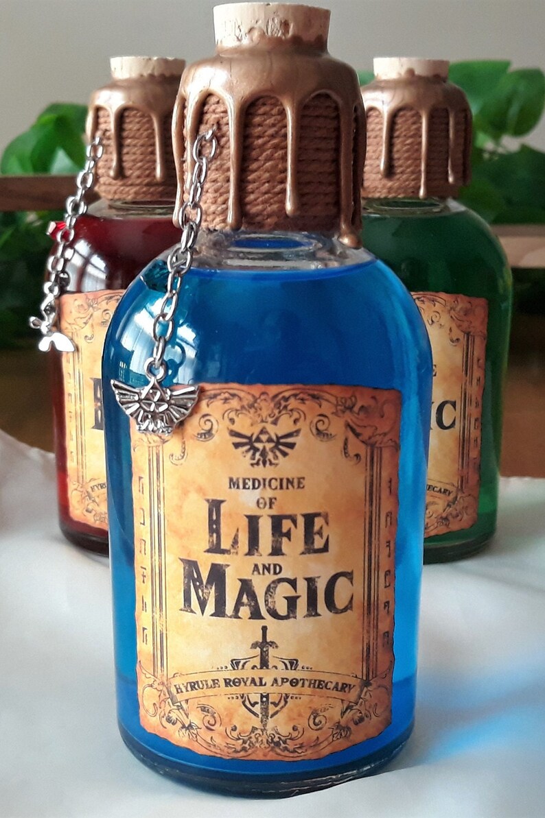The Legend of Zelda Red Green and Blue 3 Potion Bundle - Etsy