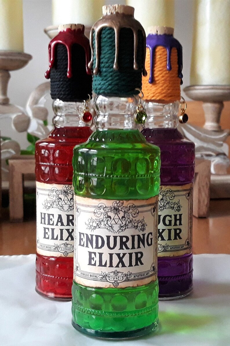 Legend of Zelda Breath of the Wild Inspired Elixir Set 1 - Etsy