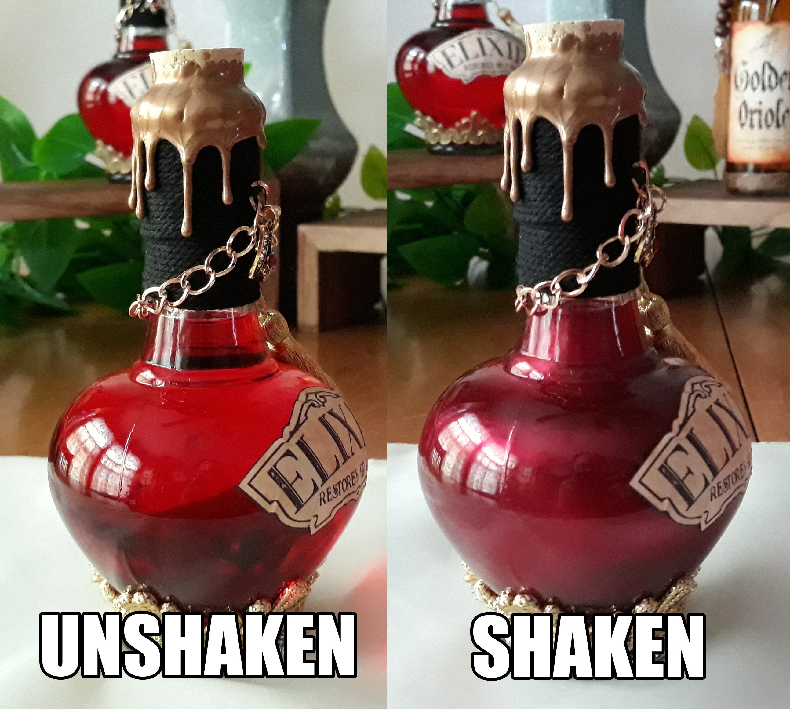 FINAL FANTASY Inspired ELIXIR Potion Bottle With Magical | Etsy