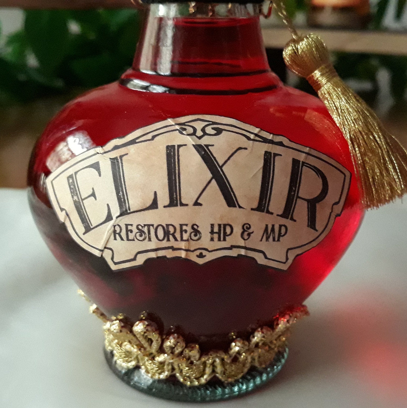 FINAL FANTASY Inspired ELIXIR Potion Bottle With Magical | Etsy