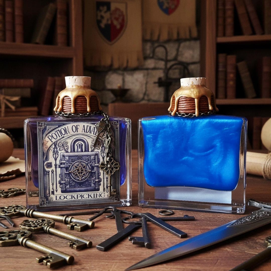 Potion of Advanced Lockpicking - A Decorative Magic Bottle for Fantasy ...