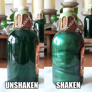 Final Fantasy Inspired ANTIDOTE Potion Bottle With Magical Swirling ...