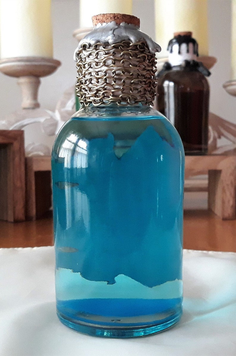 Final Fantasy Inspired HOLY WATER Potion Bottle With Magical - Etsy