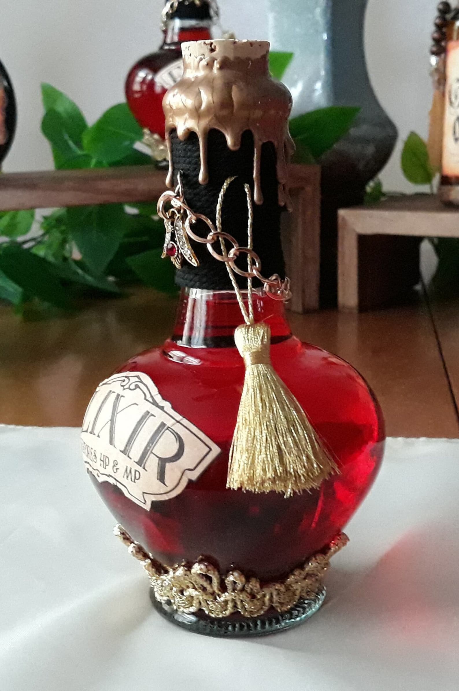 FINAL FANTASY Inspired ELIXIR Potion Bottle With Magical | Etsy