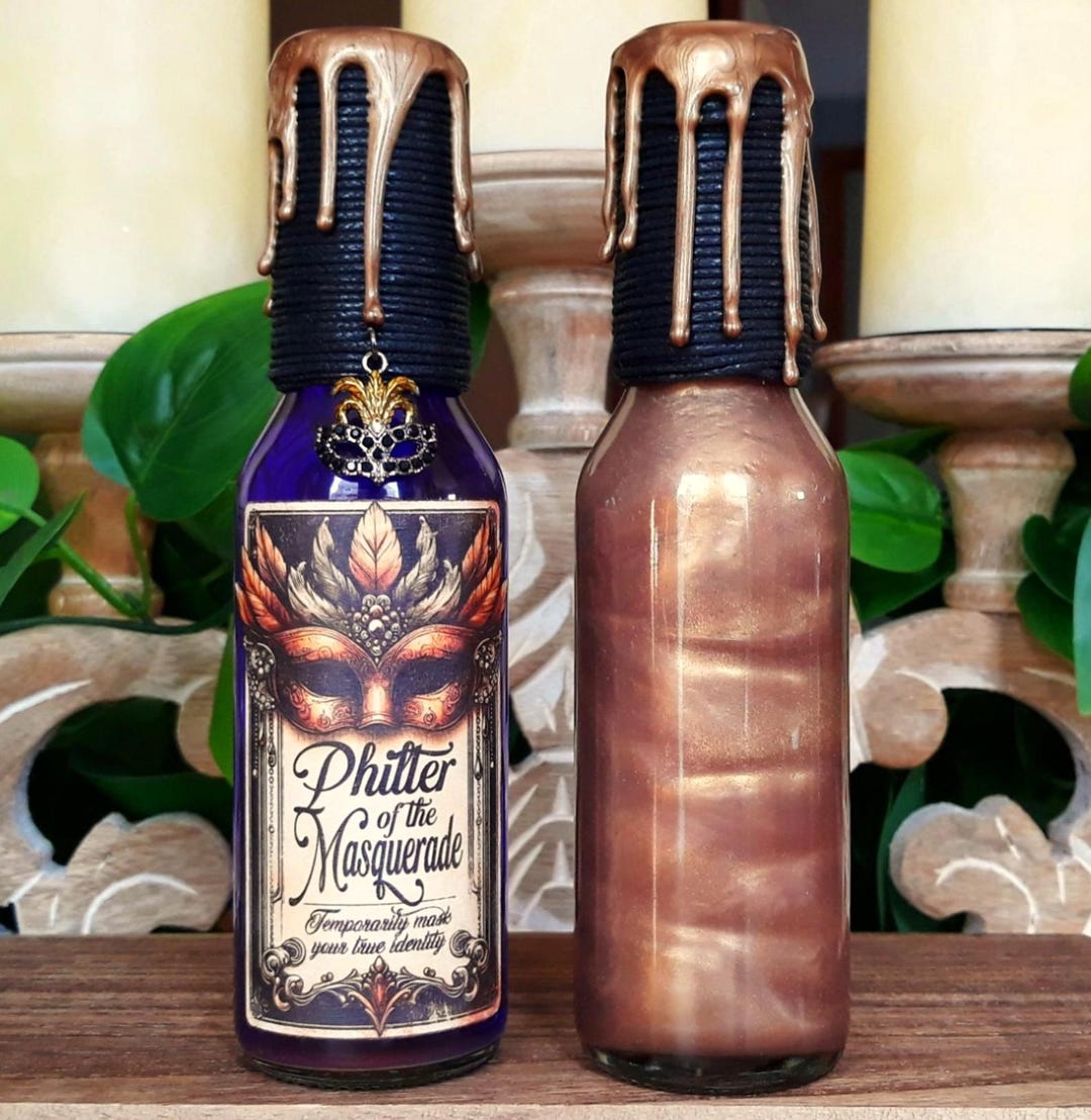 Philter of the Masquerade Decorative Color Changing Magic Potion Bottle ...